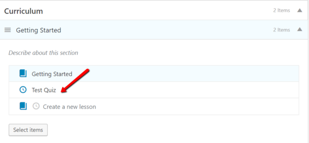 Adding Content in LearnPress Lesson and Quiz - Next Software Solutions