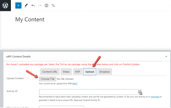Methods To Upload Content Xapi Cmi5 And Scorm Next Software Solutions
