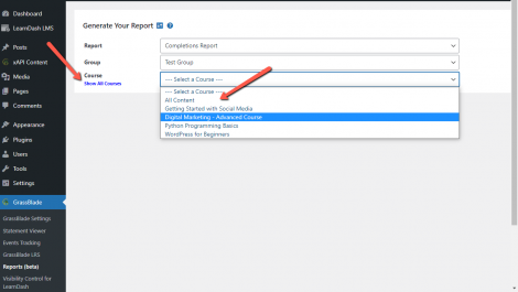Reports Settings and Permissions - Next Software Solutions