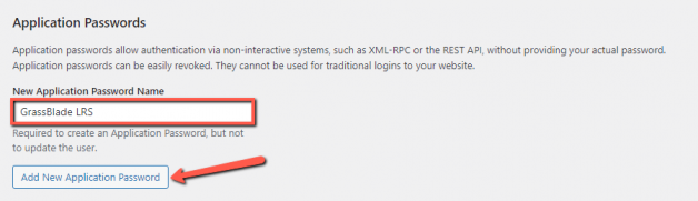 Create Application Passwords in WordPress - Next Software Solutions