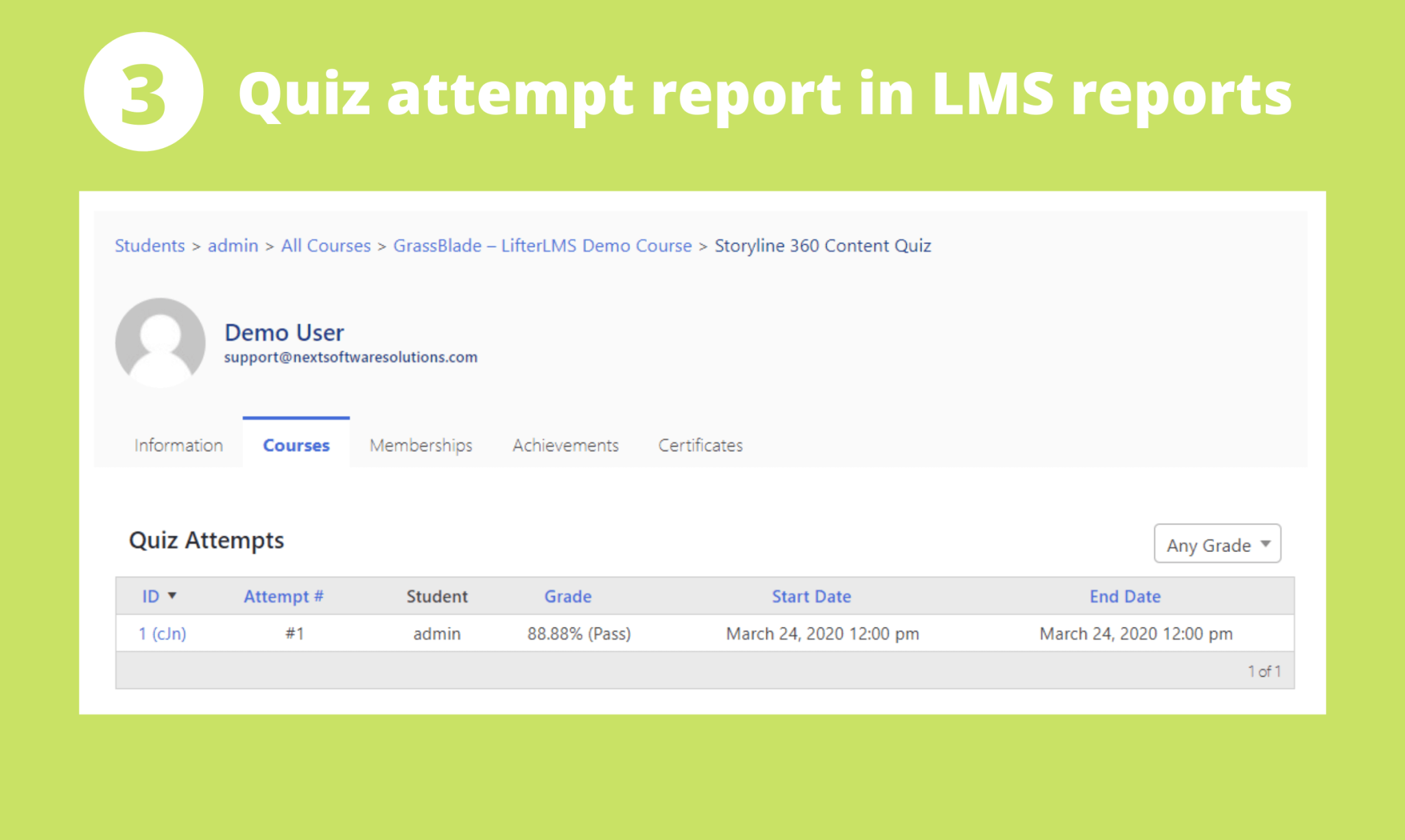 Experience API for LifterLMS - Add xAPI, cmi5 & SCORM Content